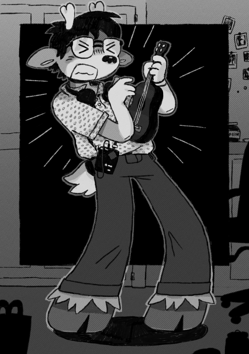 「And some examples of the B/W look 👍 」|audie QUEUE CLOSEDの漫画