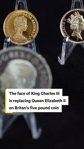 The Royal Mint unveiled the first new UK currencies that bear the ...