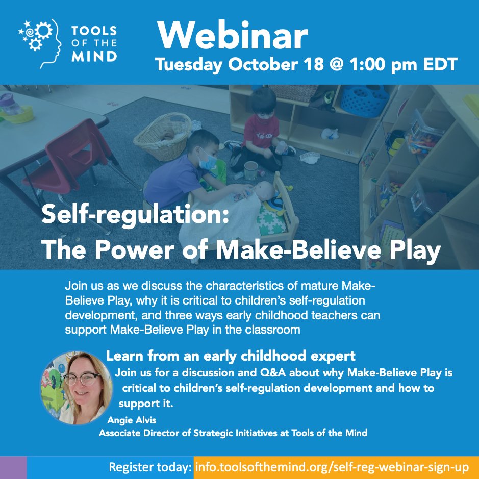 Tools of the Mind on Twitter: "Join us on October 18th for our free ...