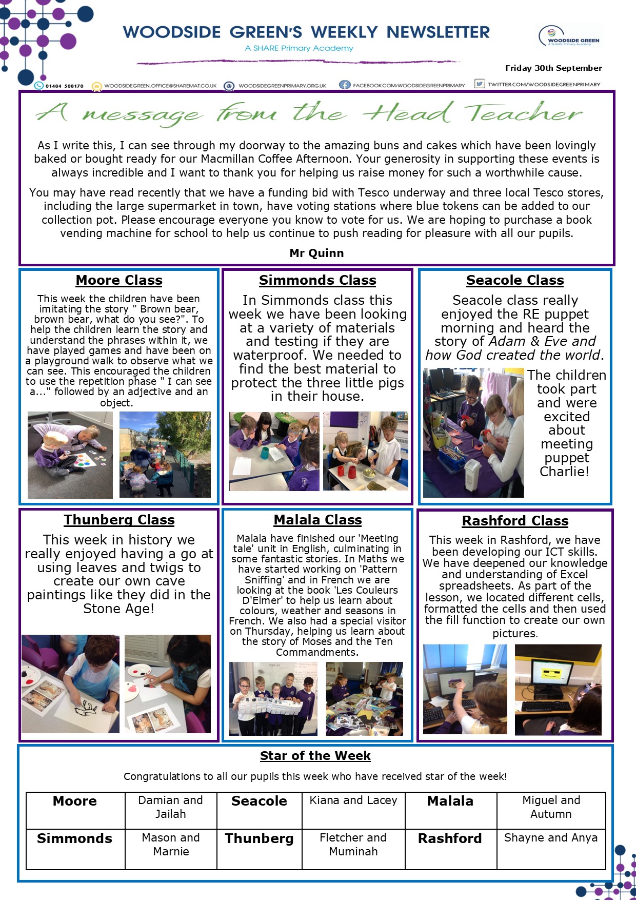 @WoodsideGreenPrimary on Twitter: "Here is this week's newsletter for ...