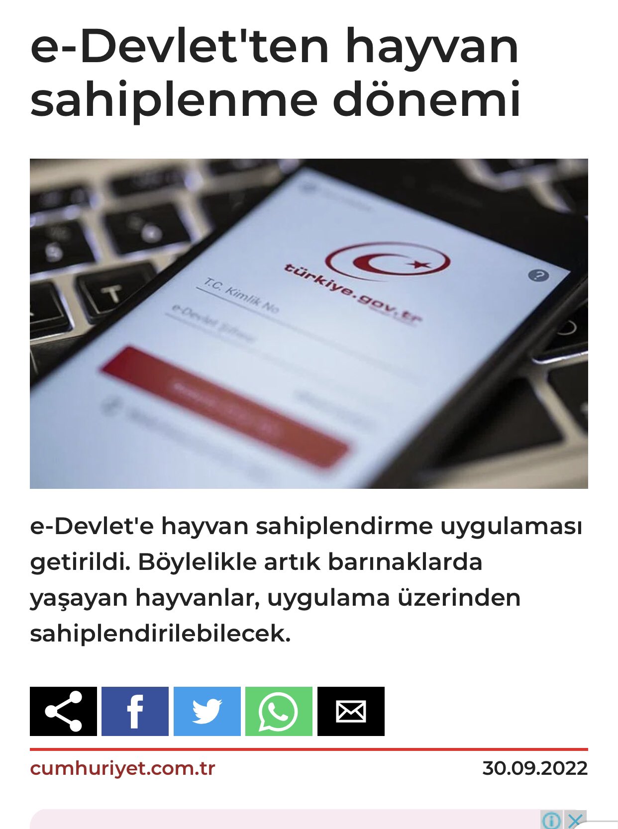 Nasuh Bektaş on Twitter: "e-Devlet'e hayvan sahiplendirme uygulaması getirildi. https://t.co ...