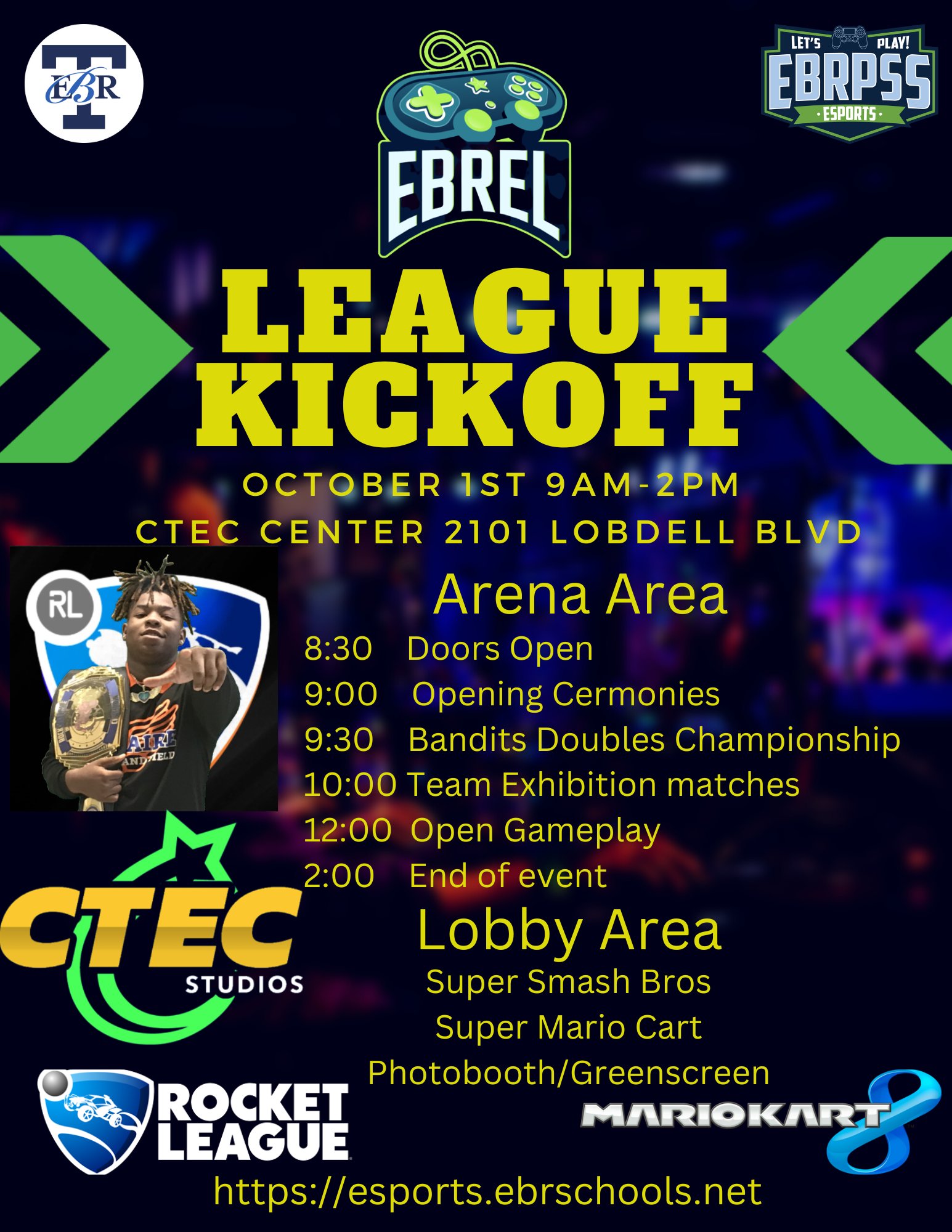 EBRPSS Esports on Twitter: "Tomorrow the doors open at 8:30. We cannot wait to see you there ...