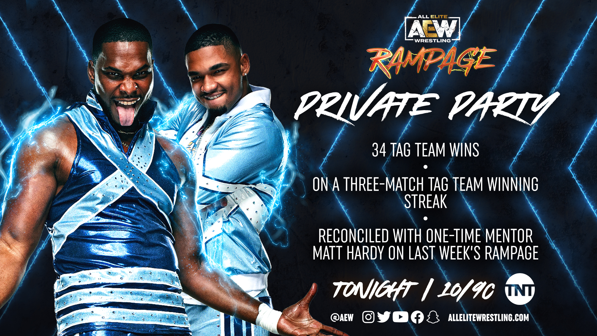 All Elite Wrestling on Twitter: "#PrivateParty (@IsiahKassidy & @Marq_Quen) face # ...