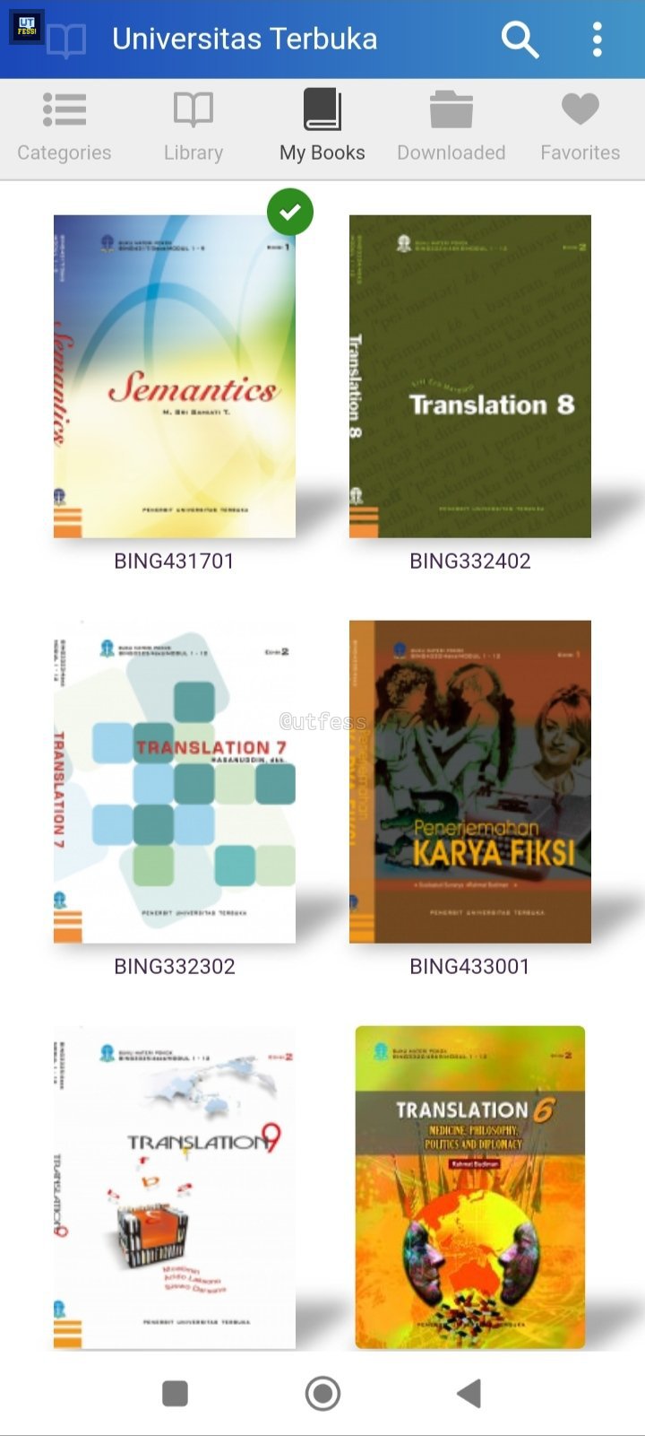 Use UT! for Menfess - UTFESS on Twitter: "ut! ut! App bahan ajar digital UT makin interaktif ...