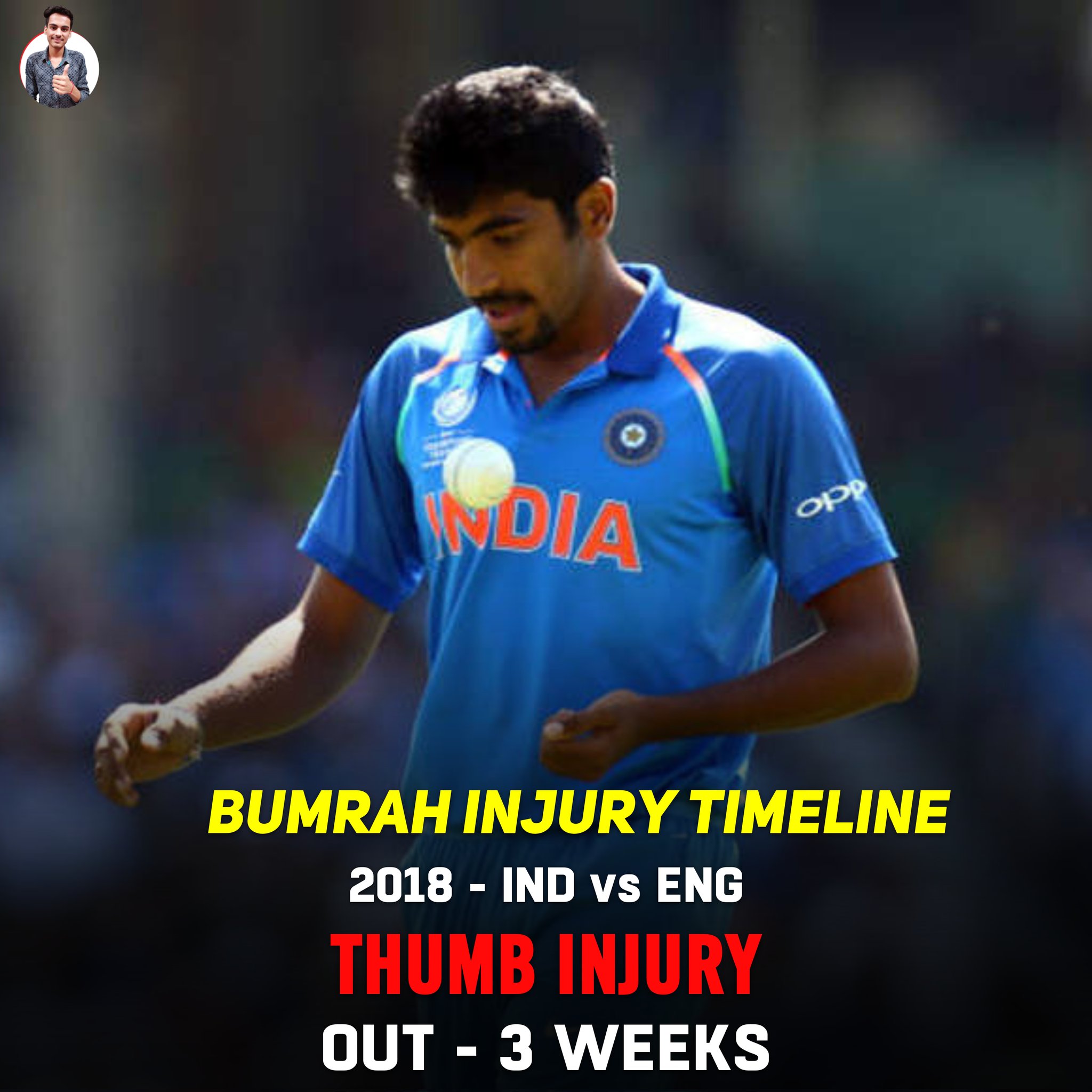 Dr. Cric Point 🏏 on Twitter: "What's wrong with Jasprit Bumrah? https://t.co/OHs165Dcy8" / Twitter