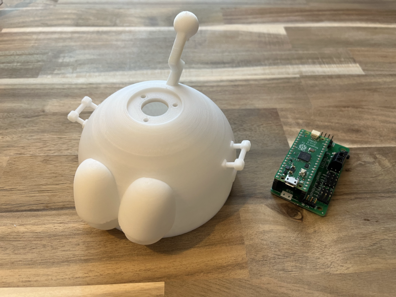 Toon Robotics On Twitter Head Cover Part And Raspberry Pi Pico Fusion360 3dプリンター 3dprinter