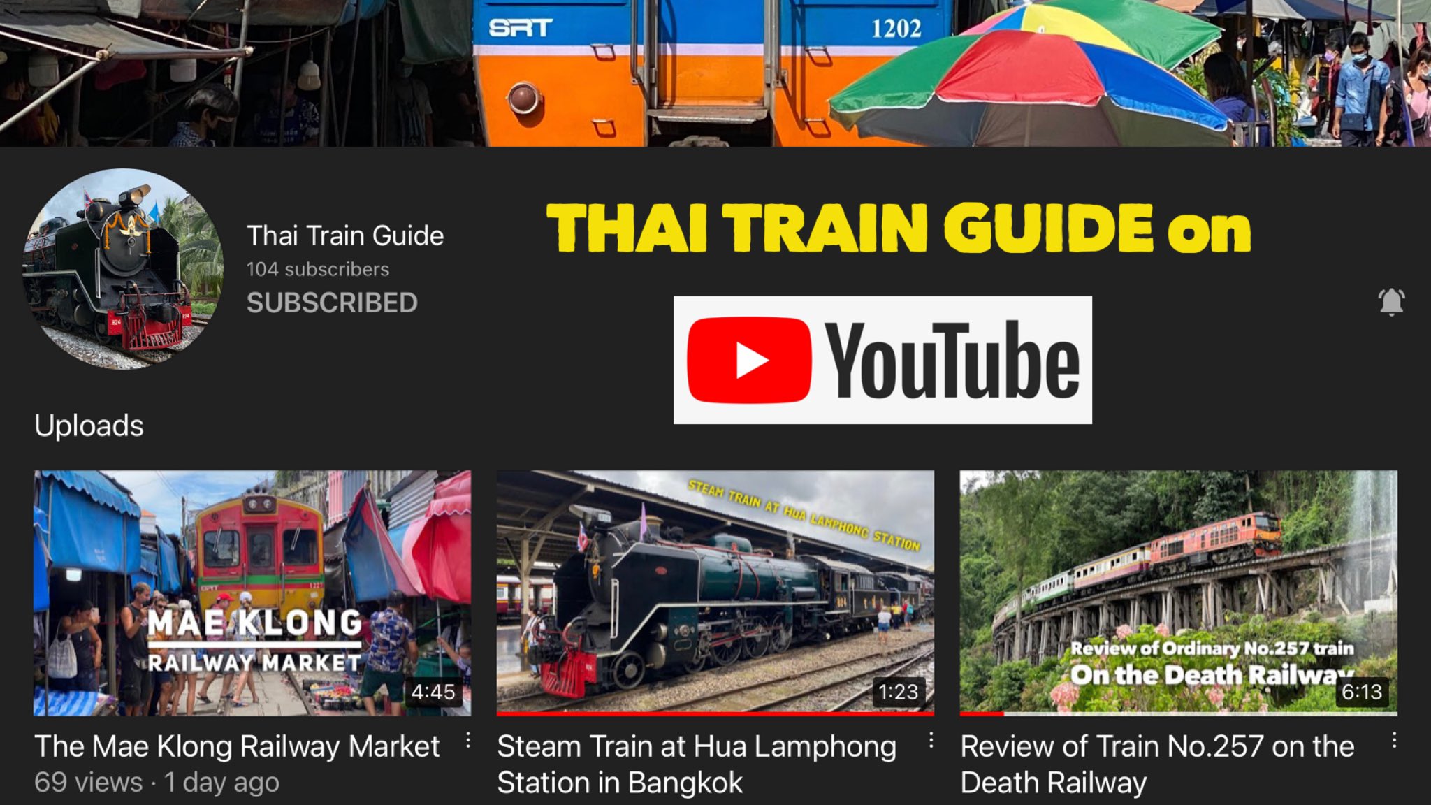 Thai Train Guide 🇹🇭 on Twitter: "🎥 If you’re interested in train travel in Thailand and ...