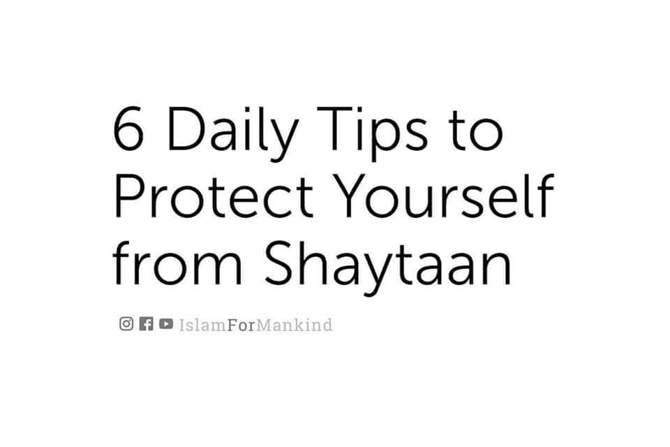 ︎As we all know that now Shaytan is unchained. And he will try his best ...