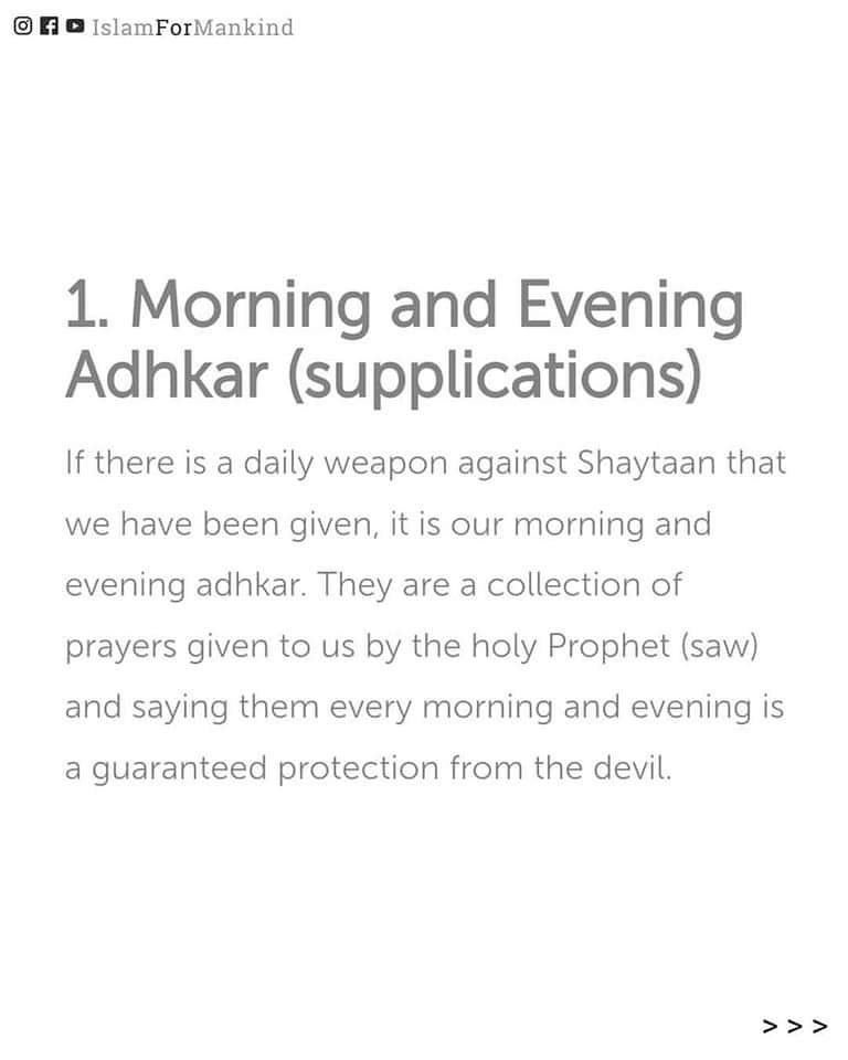 ︎As we all know that now Shaytan is unchained. And he will try his best ...