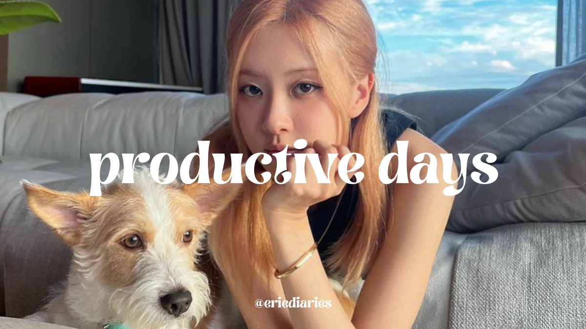 productive days ! / Twitter