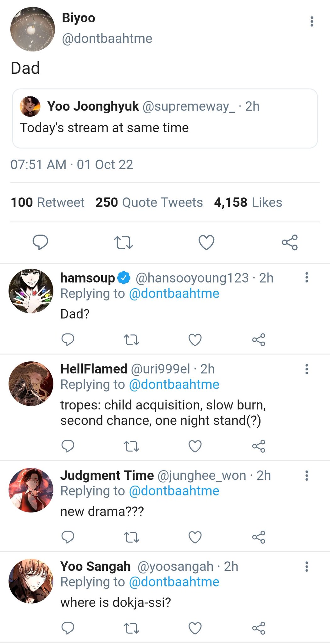 Kdj w/o stats and fourth wall!Azalea on Twitter: "#joongdok au where biyoo calls supreme king ...