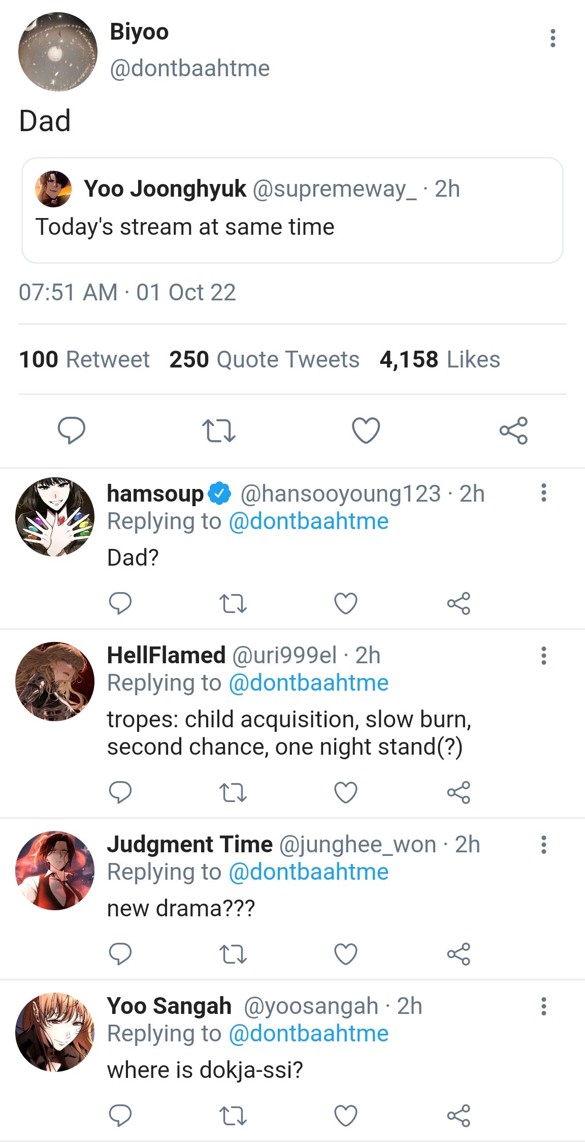 Kdj w/o stats and fourth wall!Azalea on Twitter: "#joongdok au where biyoo calls supreme king ...