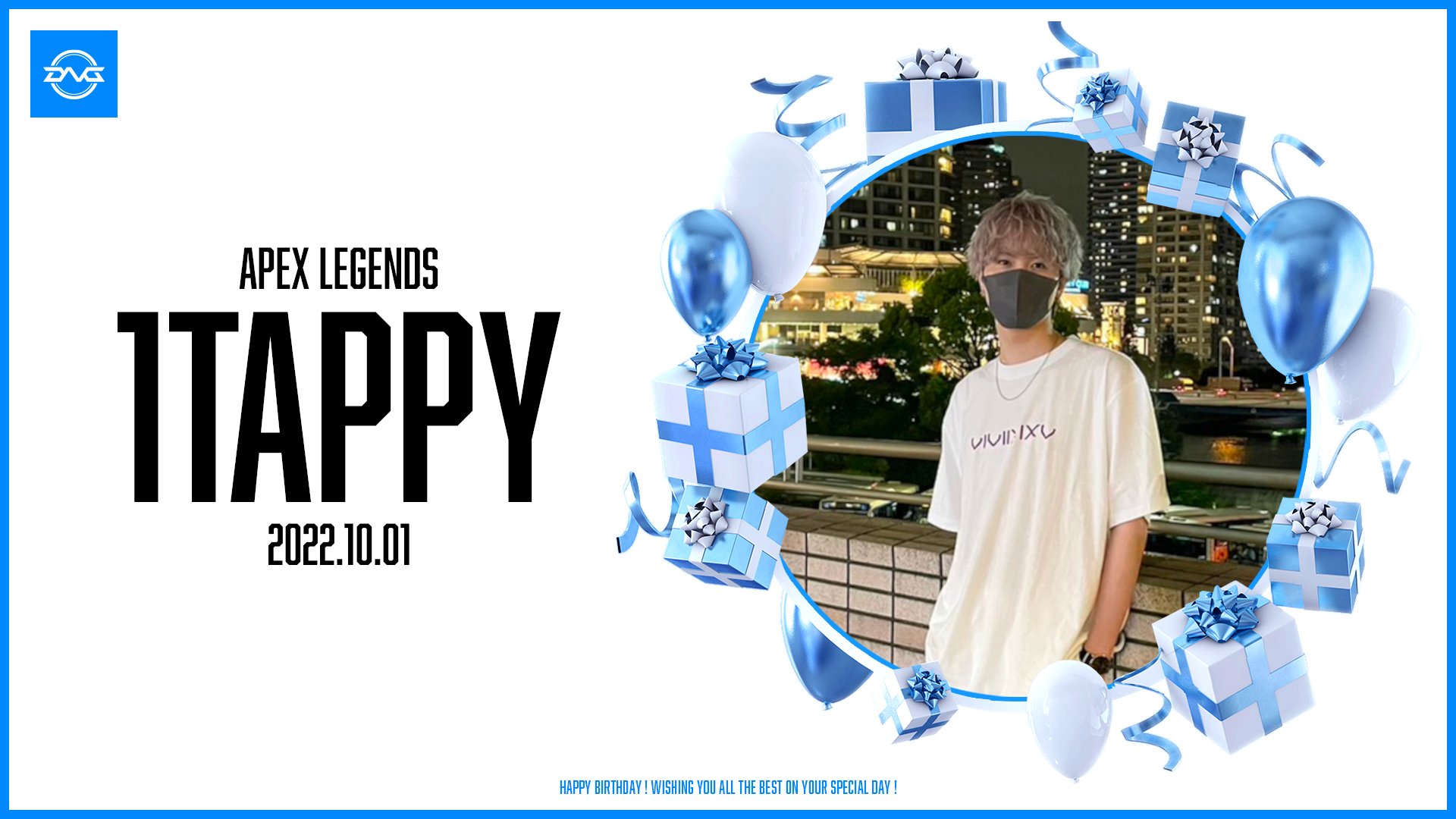 DetonatioN Gaming on Twitter: "\\🎂Happy Birthday🎂／／ 今日は #Apex 部門 1tappy (@1TAPPYTHEWORLD）の誕生日😆 お ...