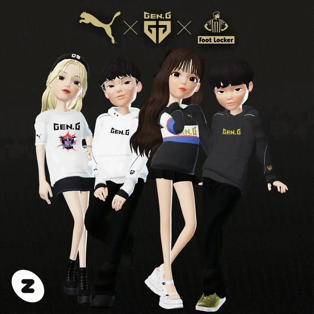 ZEPETO公式 on Twitter: "【📢 NEWアイテム！】 ZEPETOxPUMAxGen.GxFootLocker の コラボ開催！🛼 PUMA x Gen.G x ...