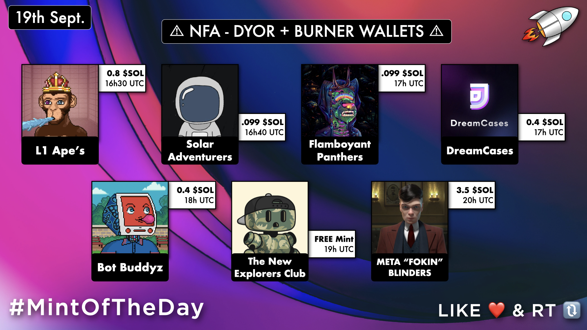 @wilkins348/Solana NFT Alpha / Twitter