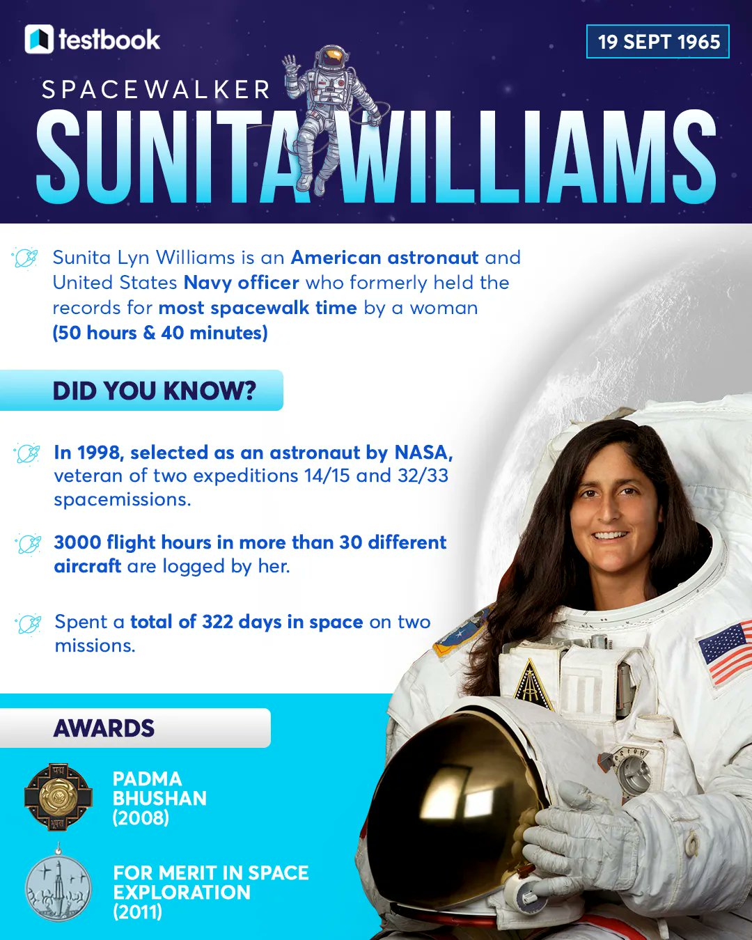 Suni Williams Astronaut 2022