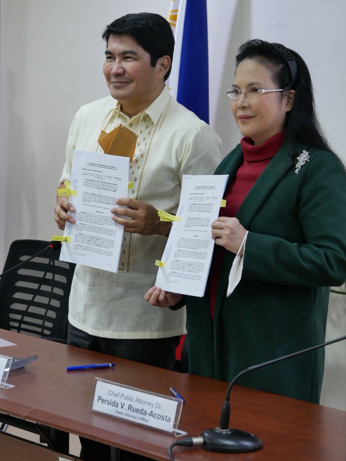 @dswdserves on Twitter: "Pinangunahan ni DSWD Sec. Tulfo at ni PAO Chief, Director Persida V ...