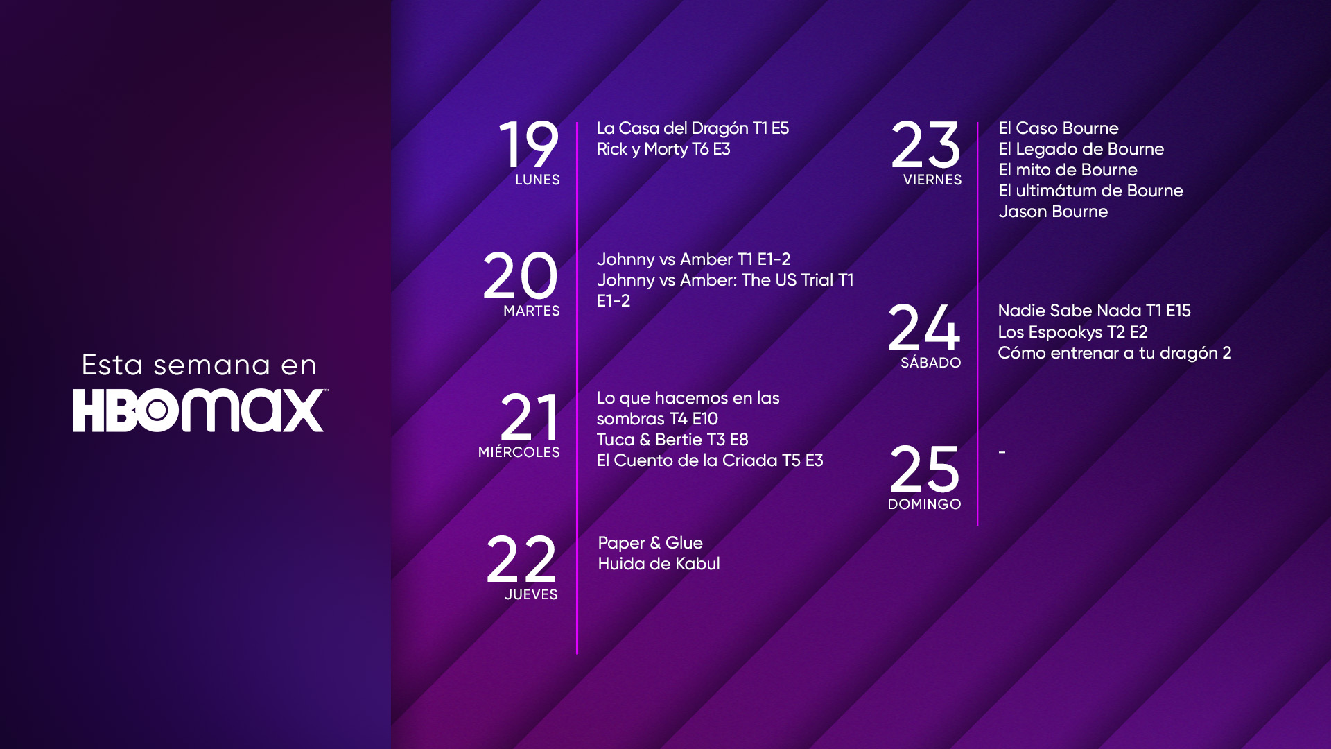 HBO Max España on Twitter: "Esta semana en https://t.co/8etSAQwBHj 💜 https://t.co/JTAu0S0VjR ...