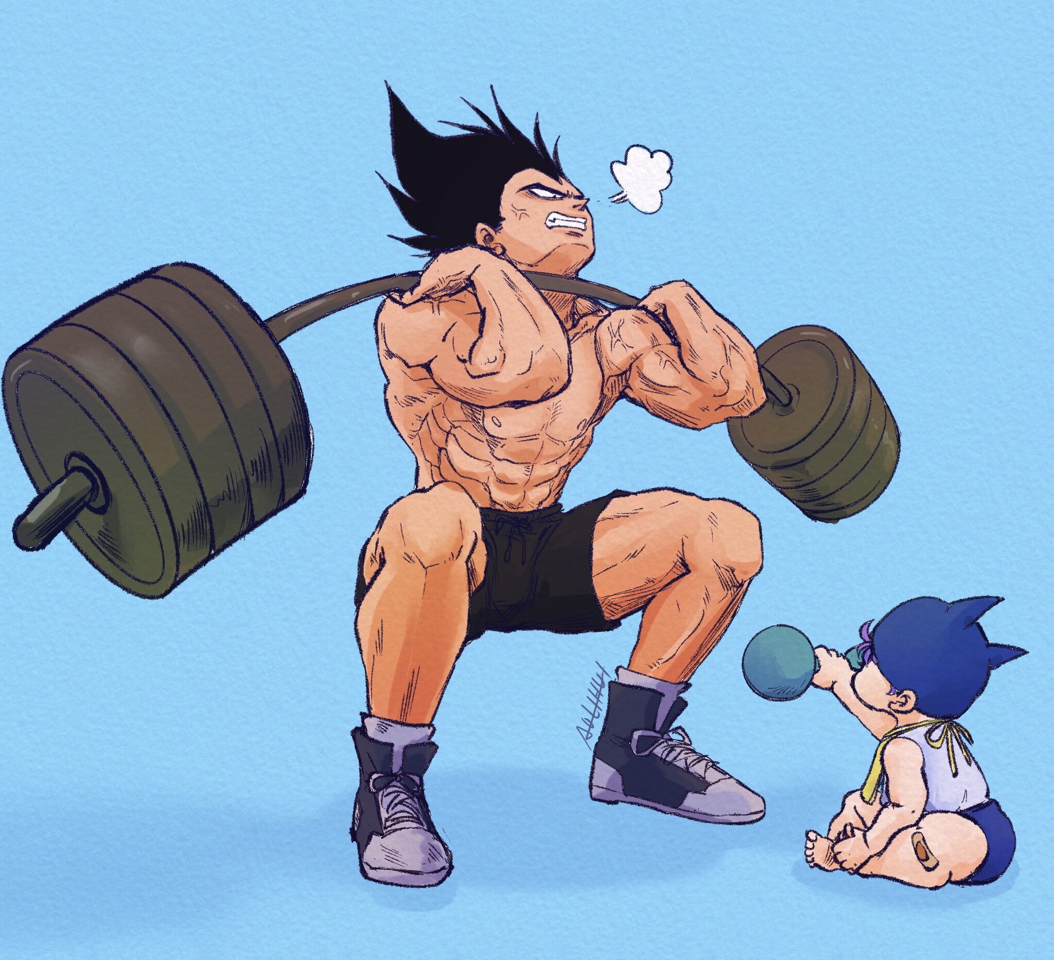 Vegeta Training Workout