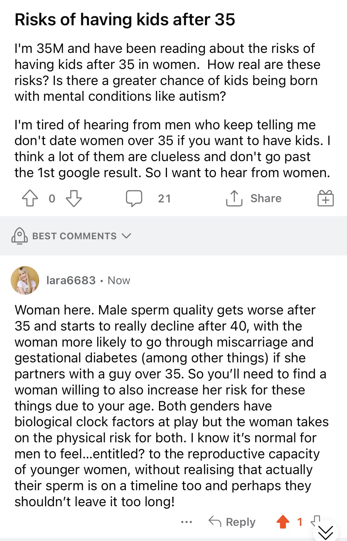 lara6683 on Twitter: "35 yo man wants to maybe give same aged women a chance to be an incubator ...