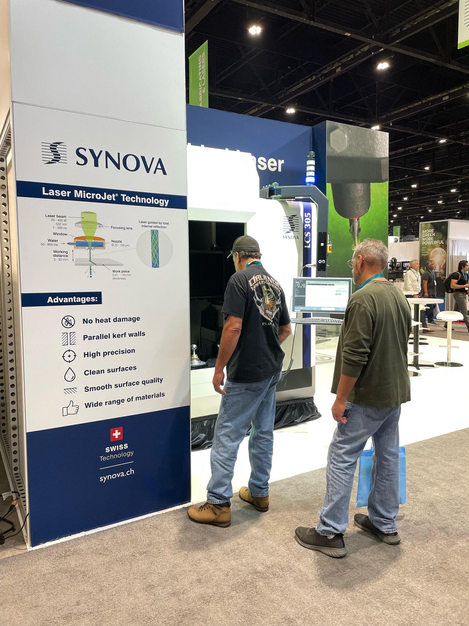 Shop Floor Lasers on Twitter: "When laser tech is paired with a jet of water, the heat impact of ...