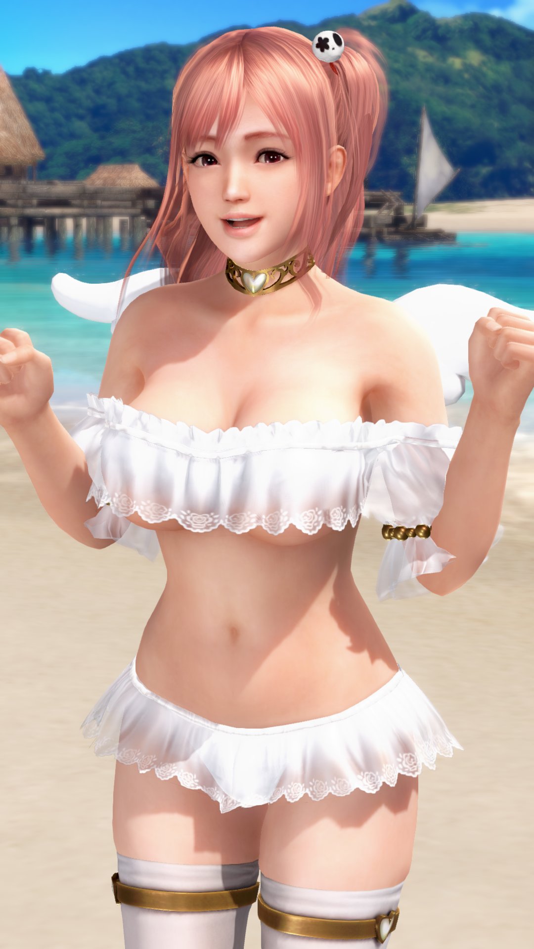 mim-imotih on Twitter: "#DOAX3 ほのか (Honoka) #ほのかの天使な水着 (Honoka's Angel Swimsuit) https://t.co ...
