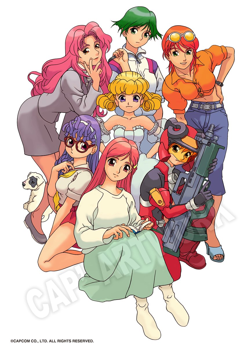 カプコン公式 CAP’ARTWORK on Twitter: "26年前の1996年9月20日、AC版「クイズなないろDREAMS 虹色町の奇跡」が発売されました（SHOEI）#カプコンアート ...