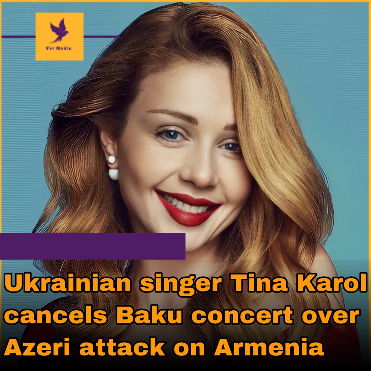 Ver Media on Twitter: "Ukrainian singer Tina Karol has expressed her support to Armenia ...