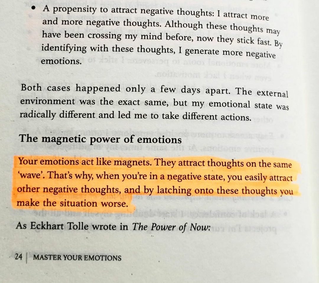 8 Psychology Lessons From The Book "Master Your Emotions" 1. - Thread ...