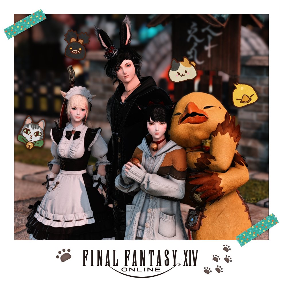 Mojo ᨐᵉᵒʷ on Twitter: "shirogane gangsta .*♡*｡∞(〃 ω 〃)ﾟ∞｡*♡*. #GPOSERS • #FFXIV • #FF14 • #ミコッテ ...