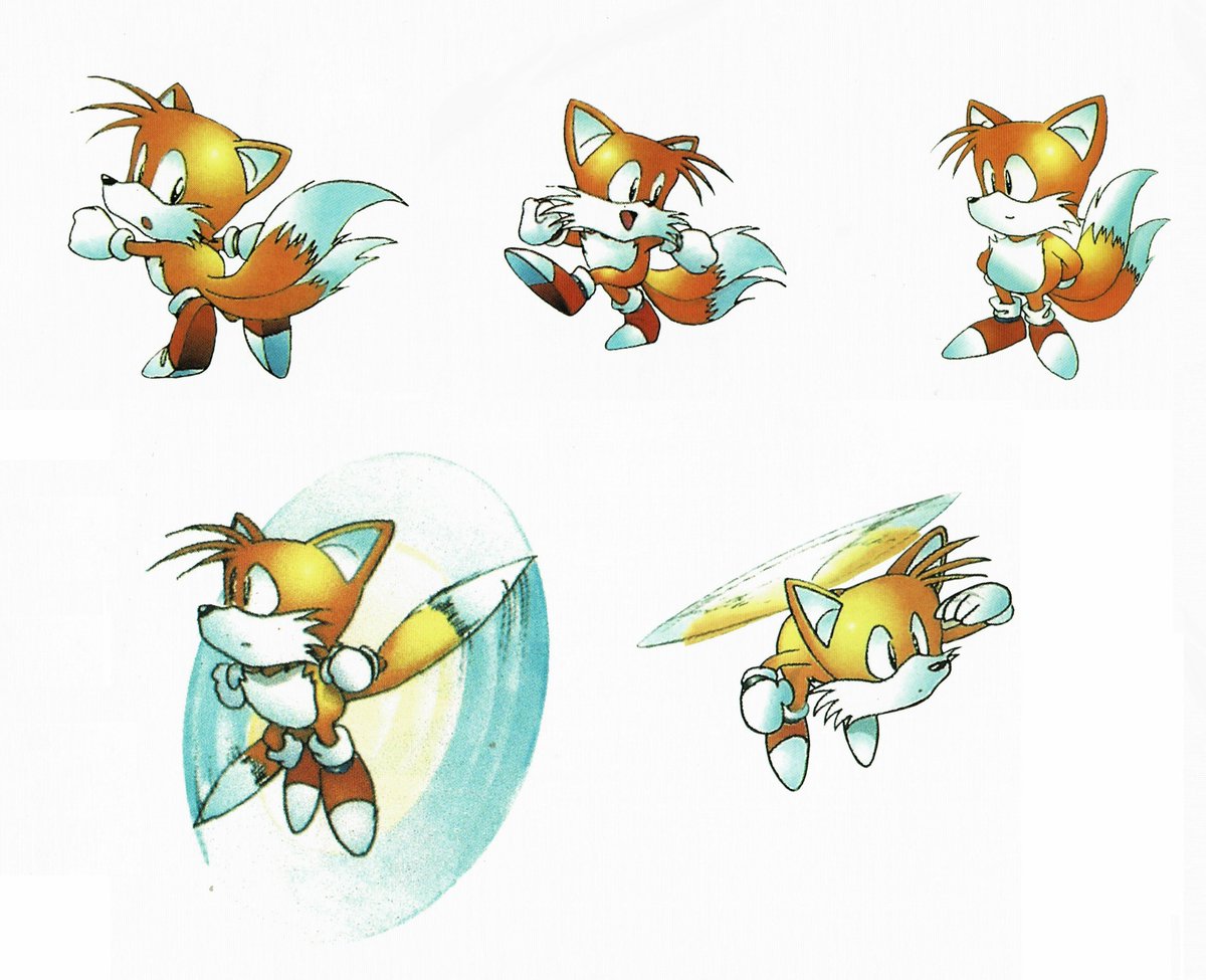 Tails artwork created for the Sonic The Hedgehog 2 (Japanese ...