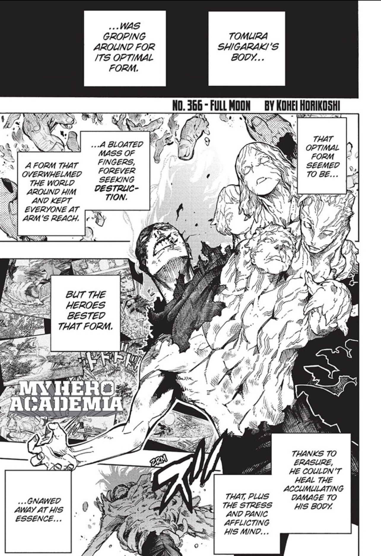 Kampa🧩 on Twitter: "The portrayal of Shigaraki’s damage is so confusing man. It’s showing panels ...