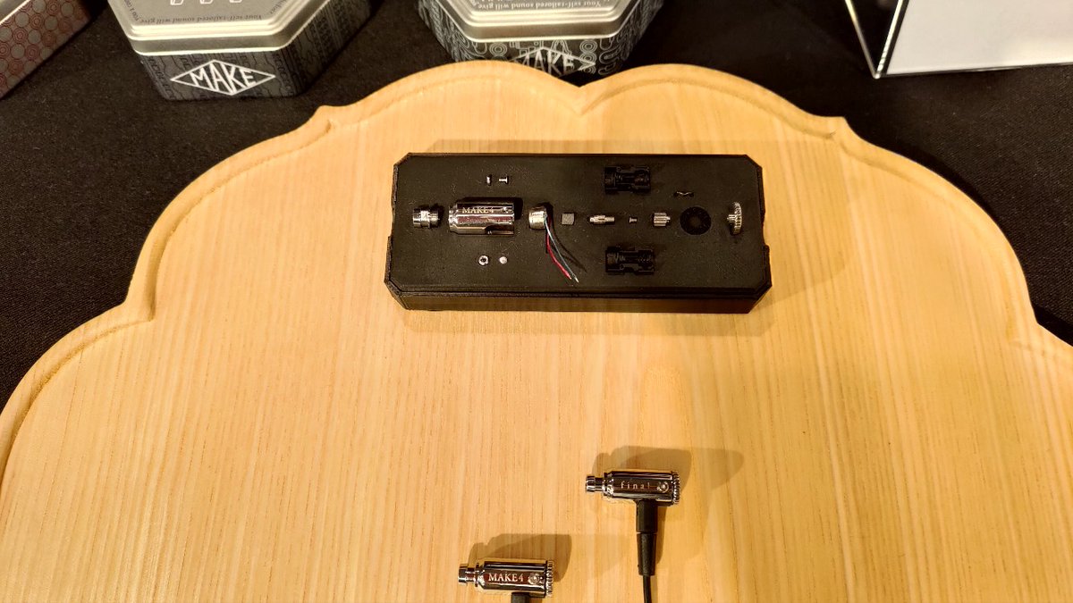 usage(ゆーすぃっじ) on Twitter: "final MAKE4 やや鳴らしづらい。デフォルトチューニングでは低域の量感が多め。中域以上は気持ち控え目。低域が深く出ているのが良い ...