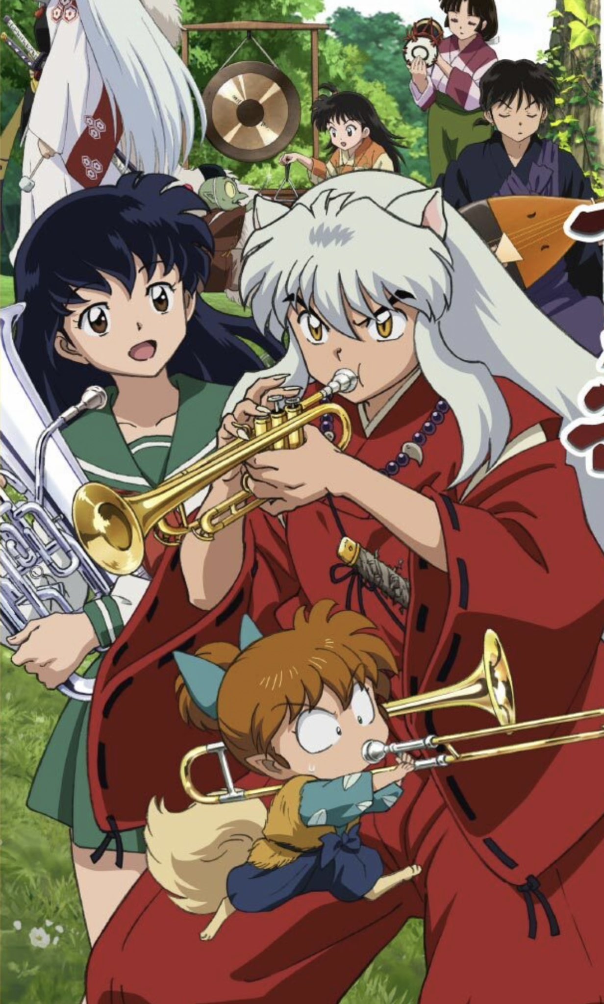 bria on Twitter: "inuyasha trying his best & kagome being a supportive gf LOOK AT THEM !! https ...
