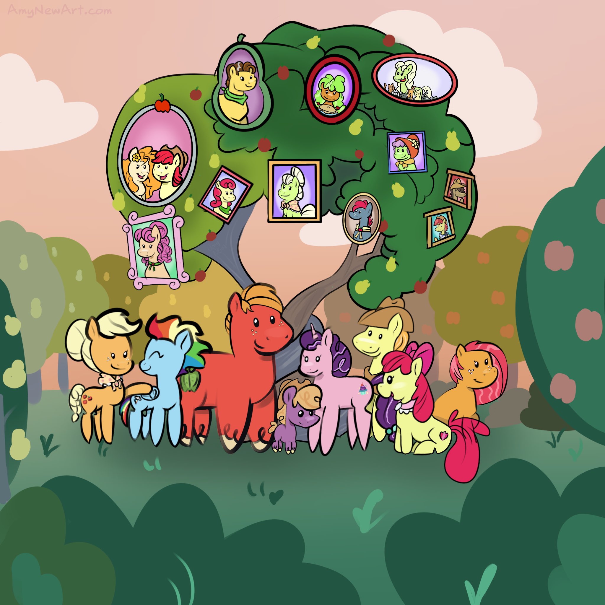 My Little Pony Apple Family Tree