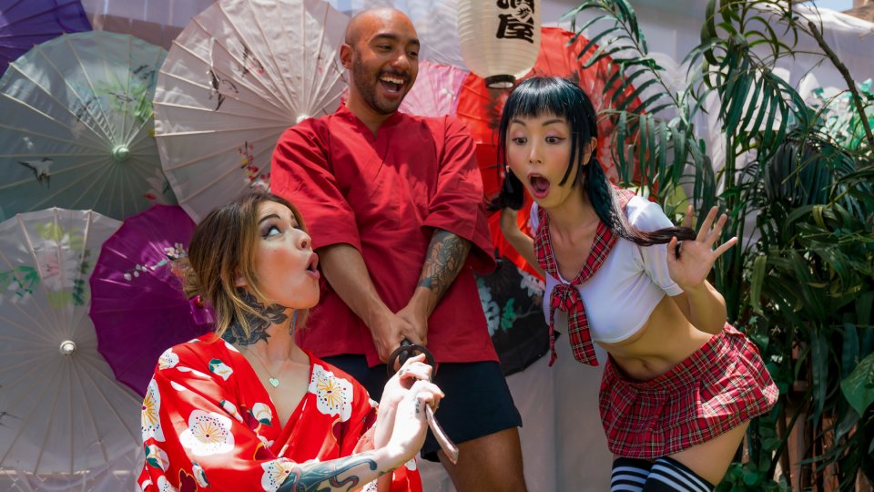 Xbiz On Twitter Marica Hase Vanessa Vega Star In Jerkaoke Ninja From Model Media Marica