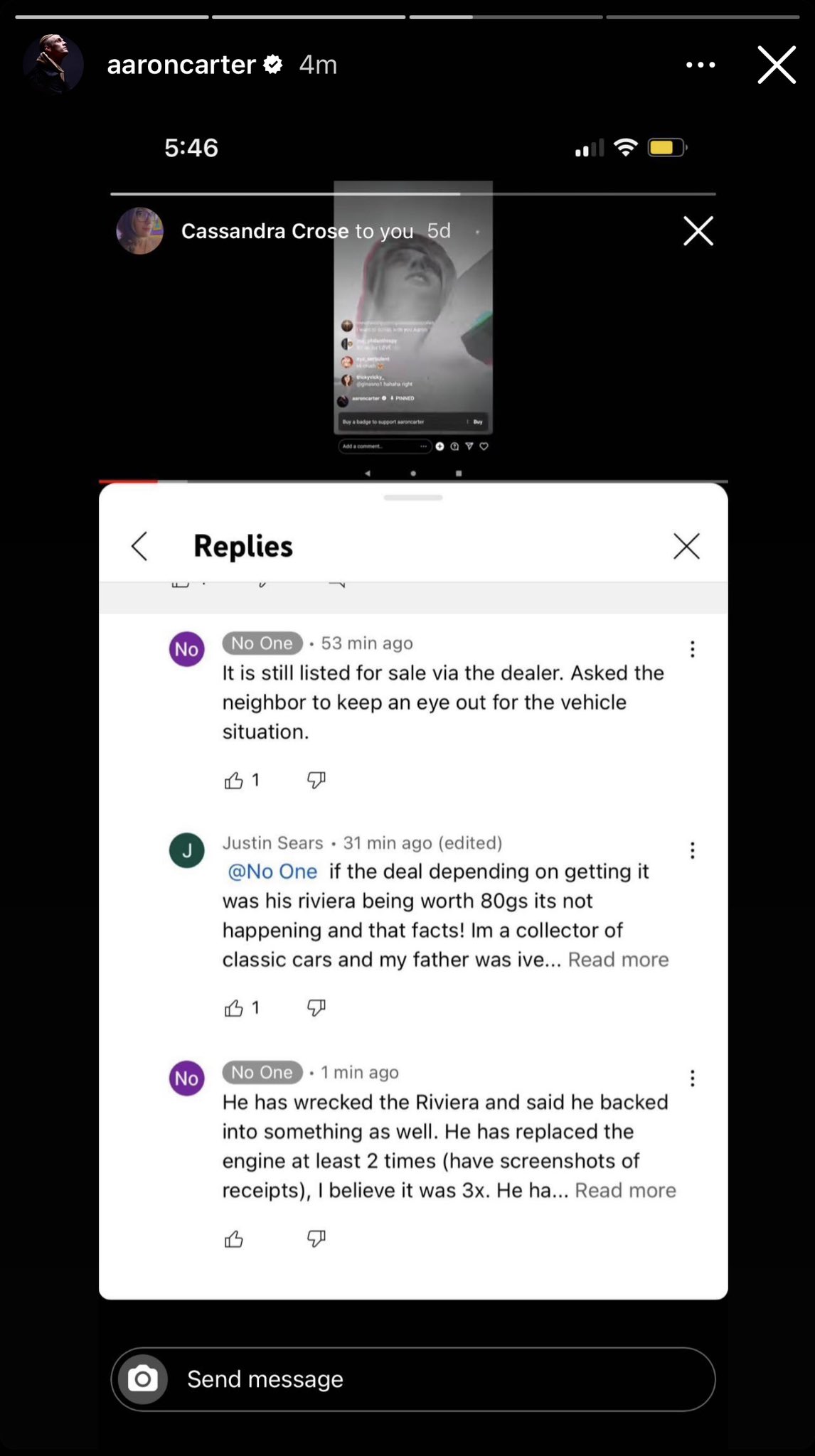 Lrince the Face Tattoo on Twitter: "What’s he up to now? #lrince #aaroncarter https://t.co ...