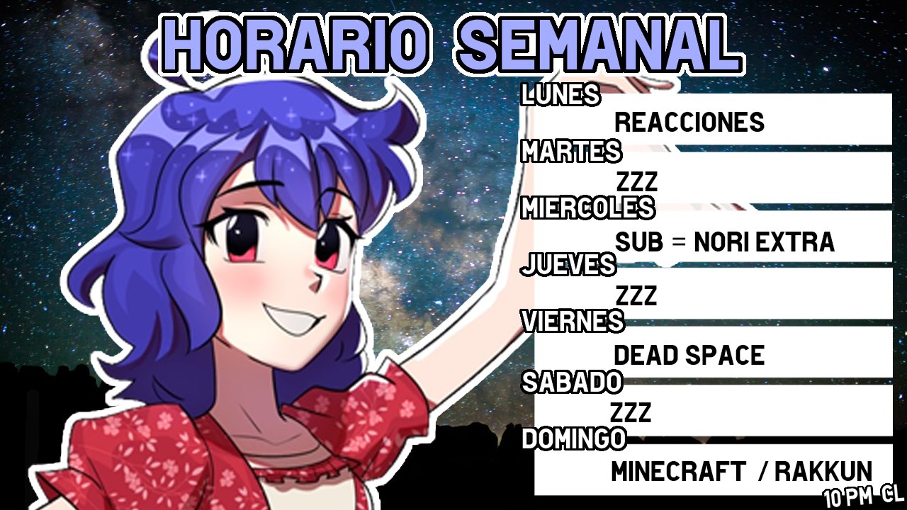 Nori ~ Youtuber Virtual Owozu On Twitter ⭐️ Horarios ⭐️ T