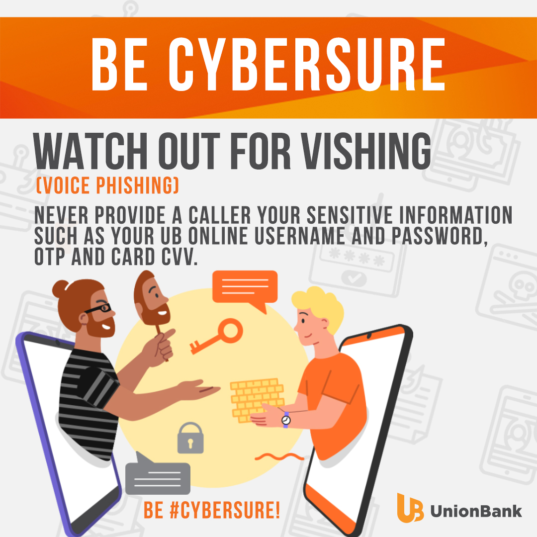 Union Bank of the Philippines on Twitter: "Stay secure, be #CyberSure!"