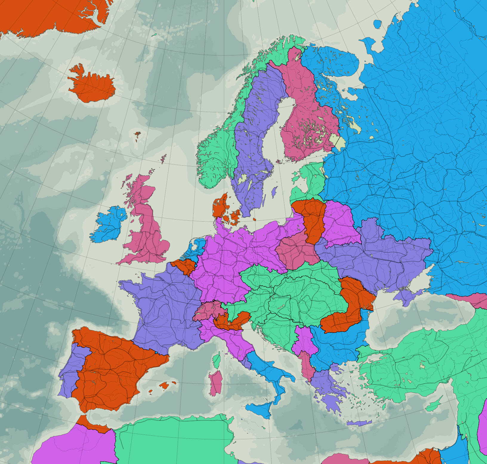 Kaiserreich Map Im Just Try Make Kaiserreich Map :D Enjoy Pls By