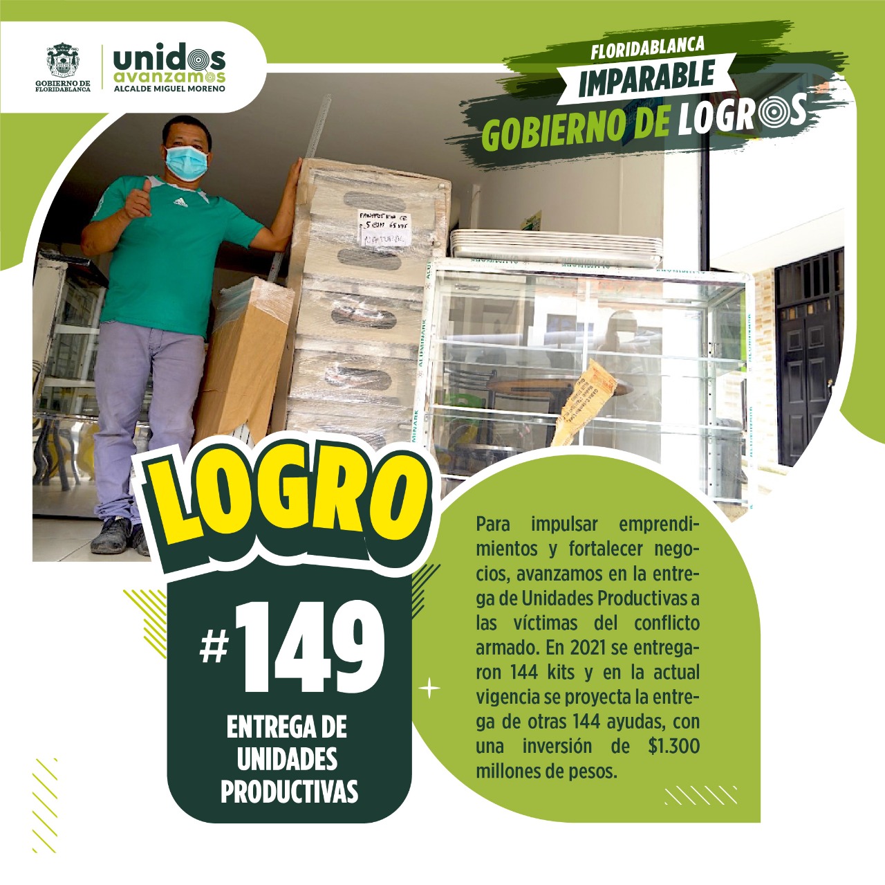 Alcaldía de Floridablanca on Twitter: "#GobiernoDeLogros Conoce nuestro logro #149 - Entrega de ...
