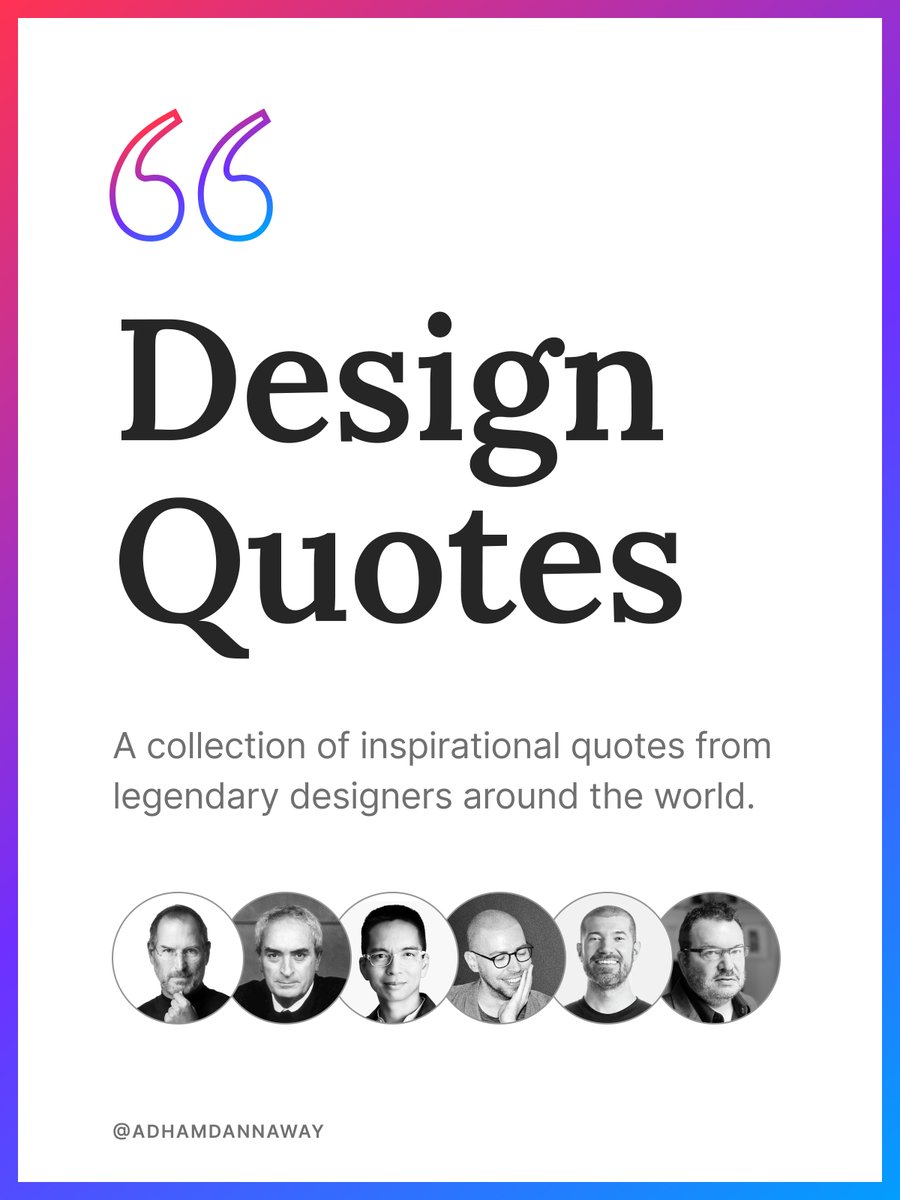 💬 Design quotes A collection of inspirational quotes from legendary ...