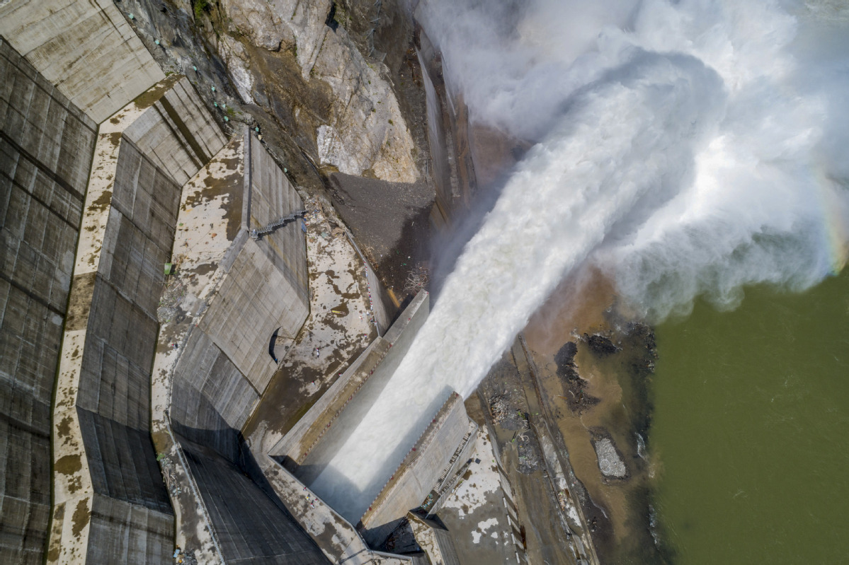 Unit 13 of Baihetan Hydropower Station, the world's largest hydropower ...