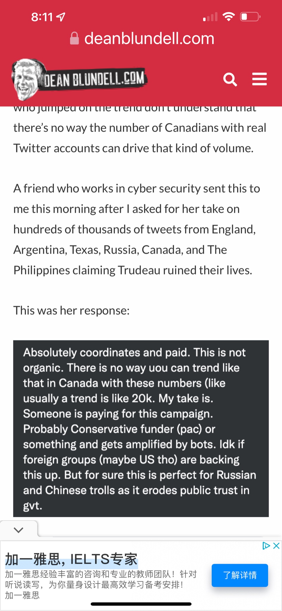 Vicki Campbell🇨🇦 on Twitter: "I grabbed a screenshot from Dean Blundell’s article in case you ...