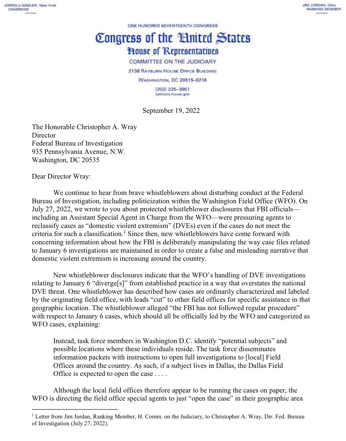 House Judiciary Gop On Twitter Breaking New Whistleblower