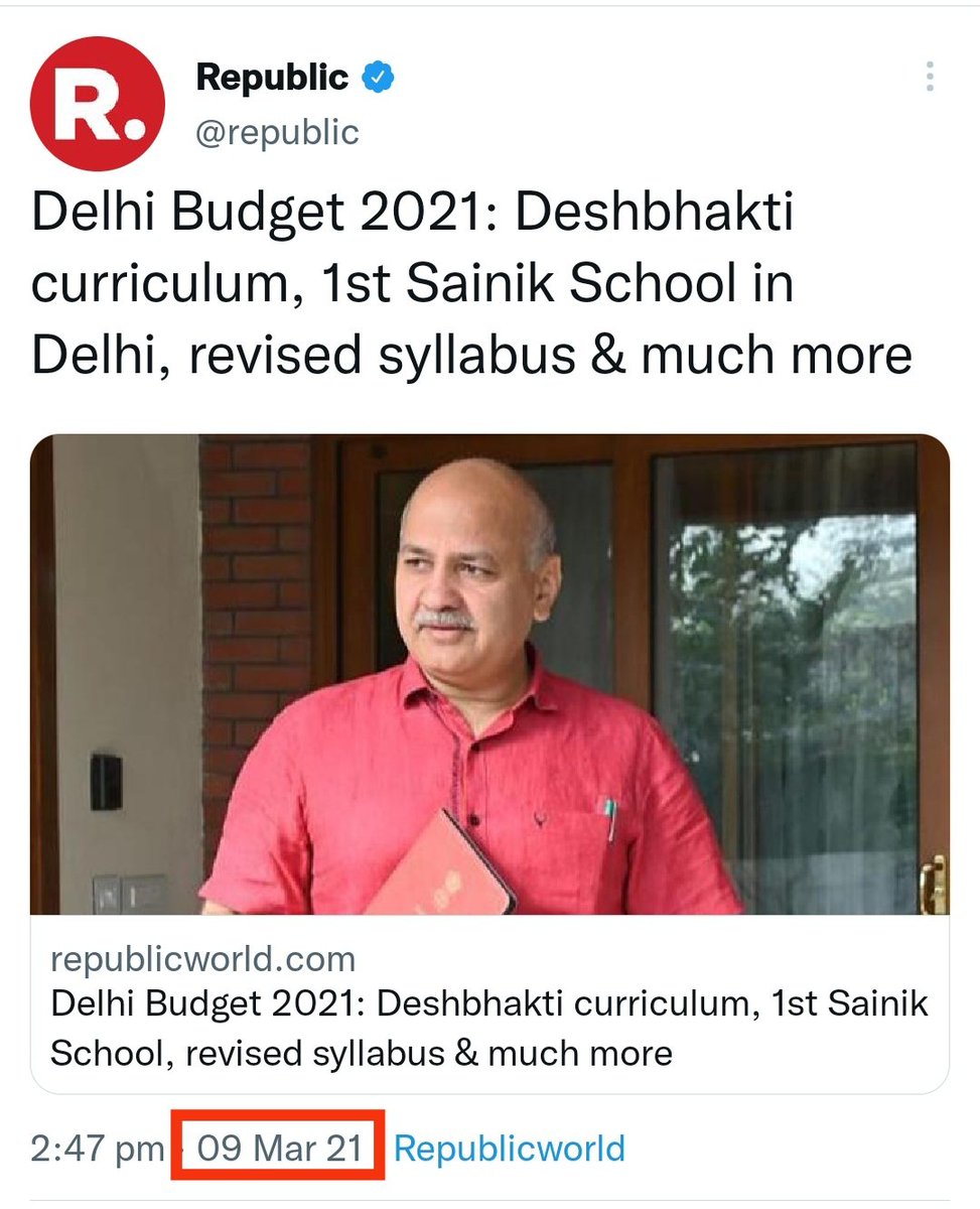 Explosive Thread 1. Unmasking Sisodia and Delhi Education model ...