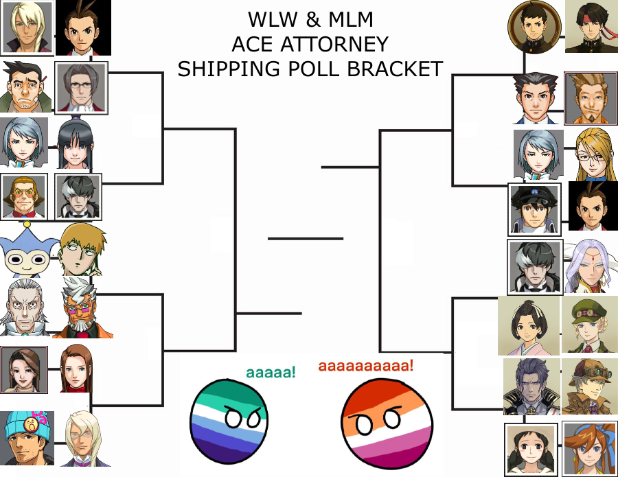 Ball/Sabi (WLW MLM ACE ATTORNEY POLL ON) on Twitter: "WLW & MLM ACE ATTORNEY SHIPPING POLL ...