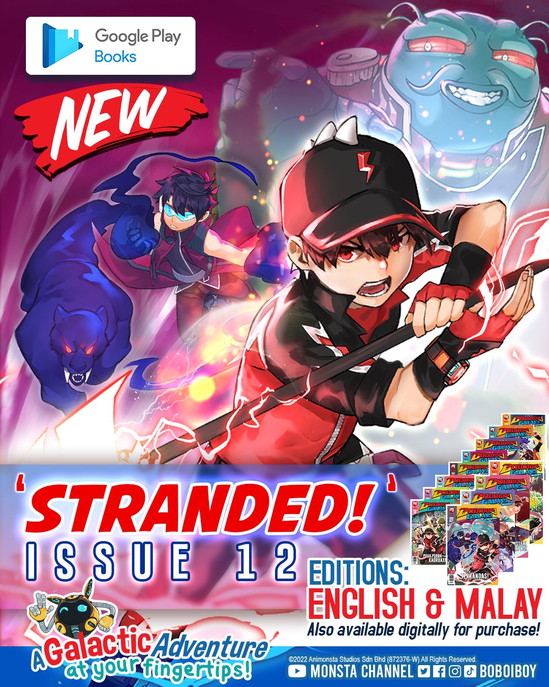 BoBoiBoy on Twitter: "⚡ ISSUE 12 OUT NOW! 'STRANDED!' 🛒 ️ https://t.co/LdWY7Nioha BoBoiBoy ...
