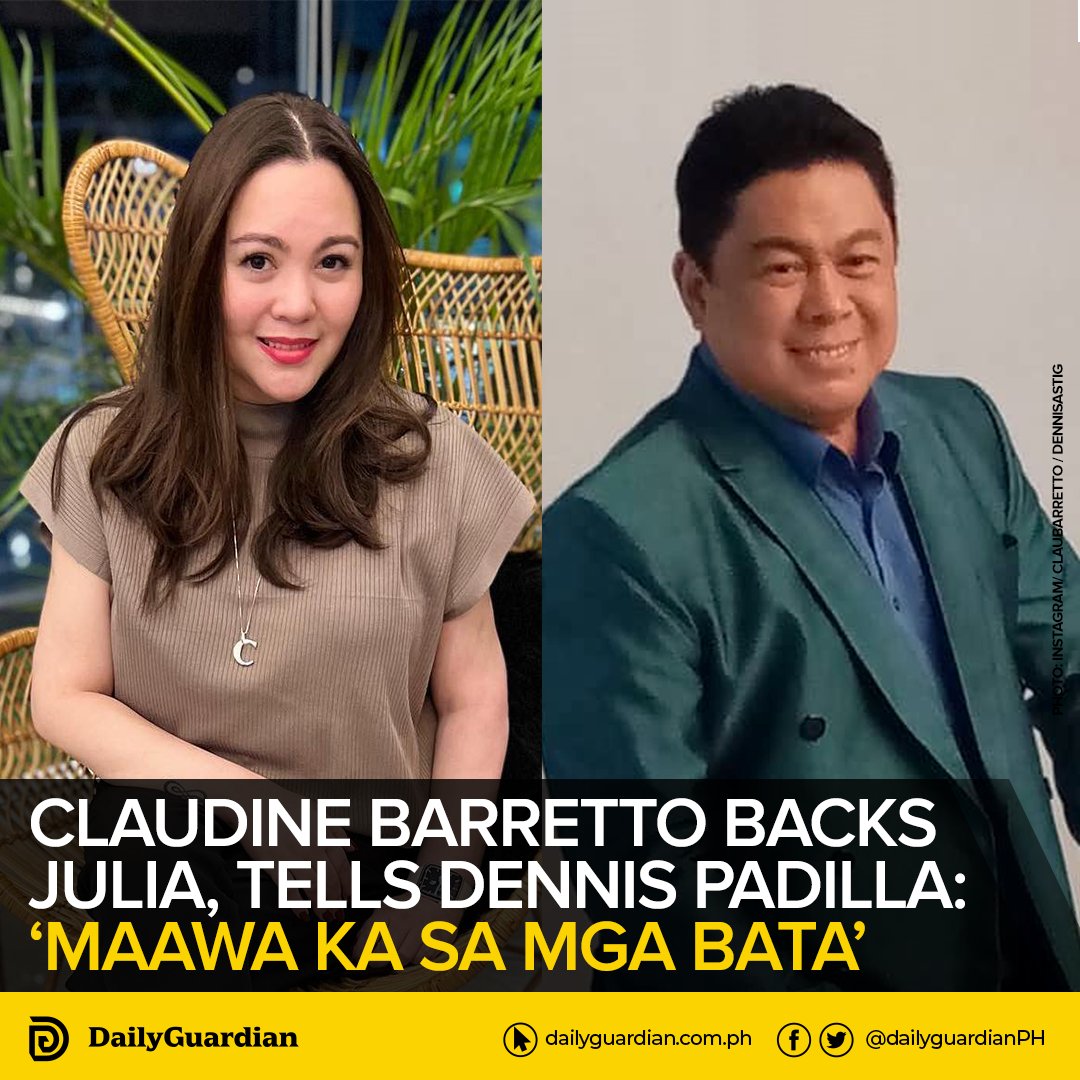 Daily Guardian on Twitter: "Actress Claudine Barretto came to the defense of her niece, Julia ...