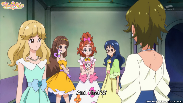 PreCure screenshots on Twitter: "Go! Princess PreCure ep.09 @ 13:41.42 "And that's?" #PreCure"